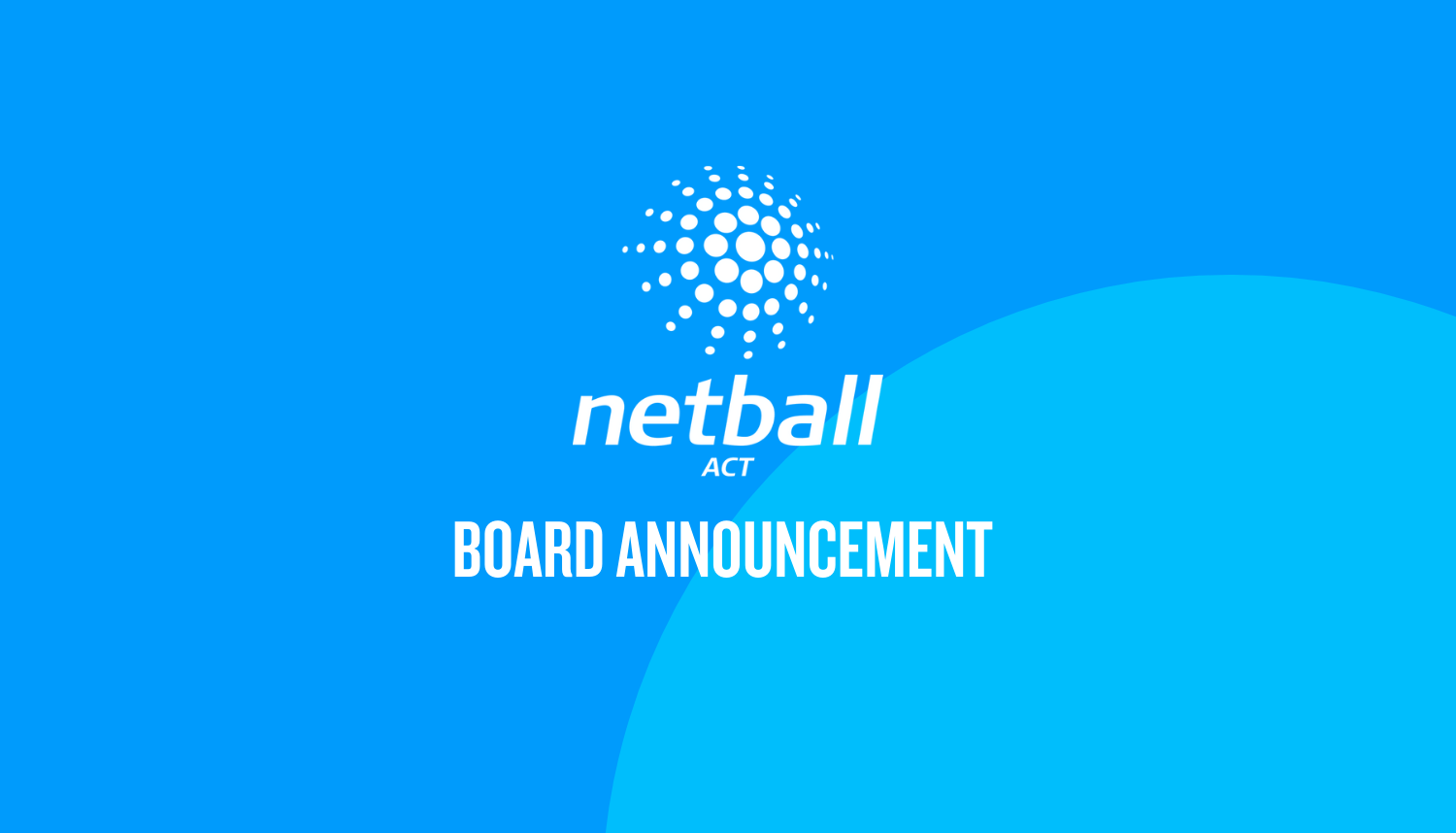 2019 Netball ACT Board Nominees - Netball ACT