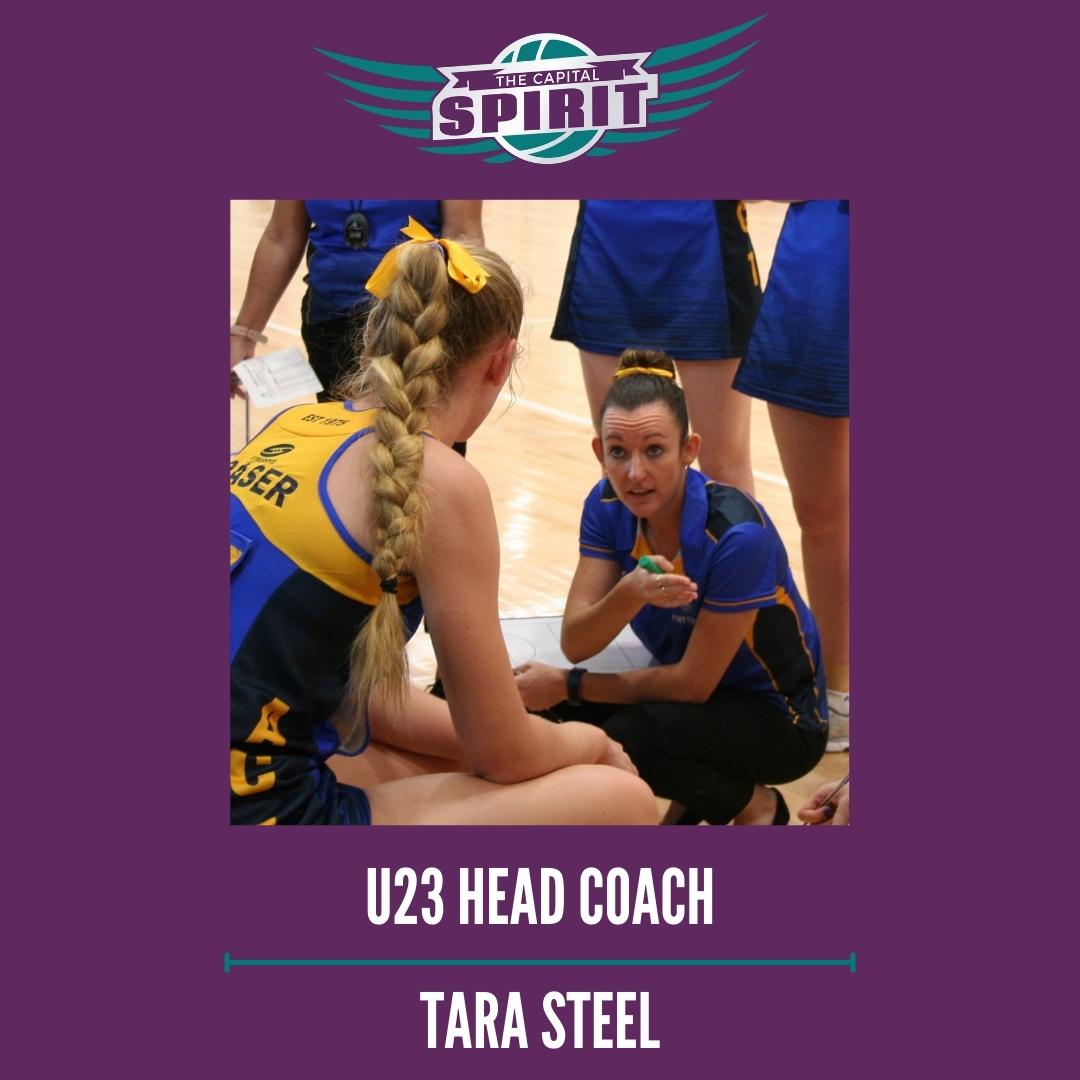 Tara Steel Announced as The Capital Spirit U23s Head Coach - Netball ACT